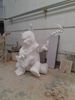 China Custom 3D Printed Foam Mold for Bronze Sculpture Casting 8 Feet for sale