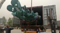 China Customized Bronze Sculpture for Exhibition 8ft Height Patina Finish China Supplier for sale