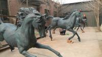 China Custom Bronze Horse Sculpture Patina Finish 10ft Outdoor Statue for Artist Sculptor for sale