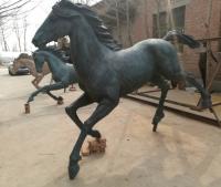 China Custom Bronze Horse Sculpture Patina Finish 10ft Outdoor Statue for Artist Sculptor for sale
