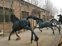 China Custom Bronze Horse Sculpture Patina Finish 10ft Outdoor Statue for Artist Sculptor for sale