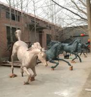 China Custom Bronze Horse Sculpture Patina Finish 10ft Outdoor Statue for Artist Sculptor for sale