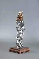China 316L Stainless Steel Mirror Finish Sculpture 1500mm Custom Artist Metal Art for sale