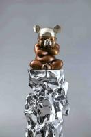 China 316L Stainless Steel Mirror Finish Sculpture 1500mm Custom Artist Metal Art for sale