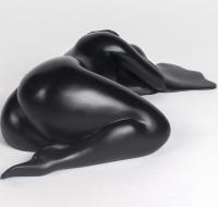 China Custom Bronze Sleeping Lady Sculpture 40cm for Artist Decorative Garden Statue for sale