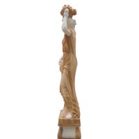 China Natural Marble Classic Greek Lady Garden Sculpture 200cm Hand Carved Stone Statue for sale