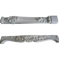 China White Marble Fireplace Mantel 160cm Hand Carved Natural Stone Home Decoration for sale