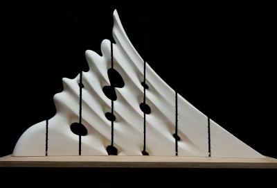 China Large Natural Marble Garden Sculpture 240cm Custom Outdoor Stone Statue for sale