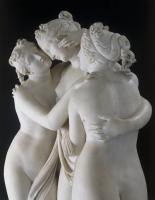 China Hand Carved Marble Three Graces Statue 190cm for Art Gallery Decoration for sale