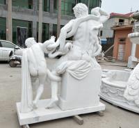 China Museum Exhibition Marble Laocoon Replica Statue 240cm Customizable Stone Sculpture for sale