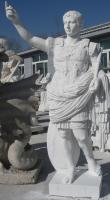 China Ancient Rome Heracles Marble Statue 210cm Museum Replica Stone Sculpture for Garden Decoration for sale