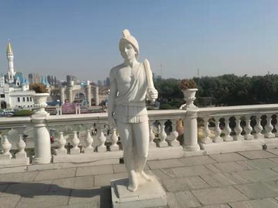 China Custom Outdoor Marble Stone Sculpture Figure Statue for Garden Decoration 180cm for sale