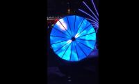 China Custom Stainless Steel Sculpture with LED Lights 2800mm Outdoor Metal Art for Garden Decoration for sale