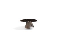 China Scandinavian Stainless Steel Coffee Table Modern Minimalist Living Room Round Table for sale