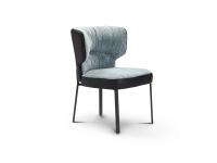China Modern Style Accent Swivel Chairs With Moulded High Density Foam Seat Fabric Leather for sale