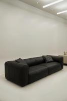 China Italian Minimalist Fabric-Leather Sofa - High-End Comfort For Modern Homes And Hotels for sale