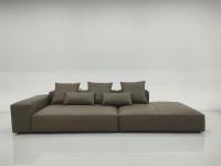 China Italian Minimalist Fabric-Leather Sofa - High-End Texture for Modern Homes and Hotel Decor for sale
