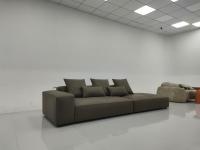 China Italian Minimalist Fabric-Leather Sofa - High-End Texture for Modern Homes and Hotel Decor for sale