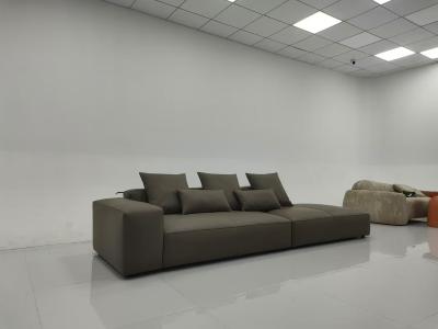 China Italian Minimalist Fabric-Leather Sofa - High-End Texture for Modern Homes and Hotel Decor for sale