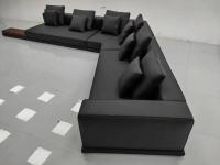 China Italian Minimalist Fabric-Leather Sofa - High-End Texture for Modern Homes and Hotel Decor for sale