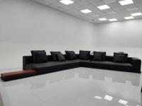 China Italian Minimalist Fabric-Leather Sofa - High-End Texture for Modern Homes and Hotel Decor for sale