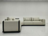 China Contemporary Cloth Upholstery Sectional With Fabric Leather Upholstery Type Moulded Foam Inner Material for sale