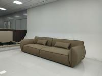 China Fabric Leather Tufted Back Cushions Upholstered Sectional Couch for sale