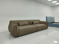 China Fabric Leather Tufted Back Cushions Upholstered Sectional Couch for sale