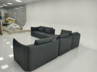 China Minimalist Italian Leather Modern Fabric Sectional Sofa For Homes Hotels for sale
