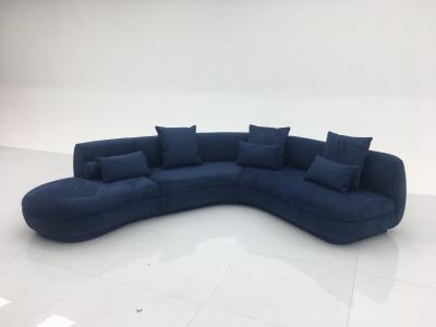 China Upscale Hotels Homes Italian Modern Minimalist Fabric Sofa Sectionals High End for sale