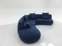 China Upscale Hotels Homes Italian Modern Minimalist Fabric Sofa Sectionals High End for sale