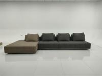 China Custom Fabric Sofa Sectionals Modern L Shaped High End Minimalist Italian Style for sale