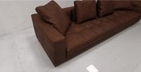 China 5 Seating Capacity Fabric Sofa Sectionals With Custom Design And Fabric Leather for sale