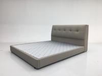 China Luxurious Italian Inspired Modern Minimalist Bed Leather Fabric for sale