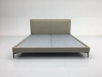 China Queen Leather Bed Modern Style No Mattress Included Sleek And Comfortable for sale