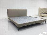 China Queen Leather Bed Modern Style No Mattress Included Sleek And Comfortable for sale