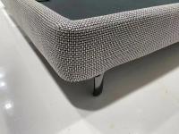 China High End Leather And Fabric Bed Italian Minimalist Elegance for sale