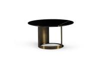 China 120cm X 60cm X 45cm Contemporary Marble Wood Round Coffee Table For Home Hotel for sale