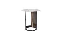 China 120cm X 60cm X 45cm Contemporary Marble Wood Round Coffee Table For Home Hotel for sale