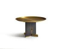 China Sectional Fabric Contemporary High End Coffee Table With Marble Wood Hardware for sale