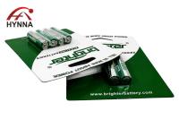 China 1.5V Alkaline AAA Battery LR03 2 Pcs Paper Blister OEM 4pcs Blister Pack Batteries for sale