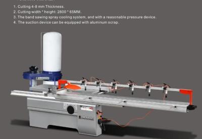 China Free Shipping KM-128A300  Precision aluminum sliding table saw for sale