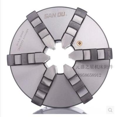 China KM high-quality 6 jaw self-centering lathe chuck 6 jaw chuck for sale