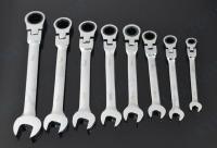 China KM FOLDABLE RATCHET COMBINATION SPANNER with high quality for sale