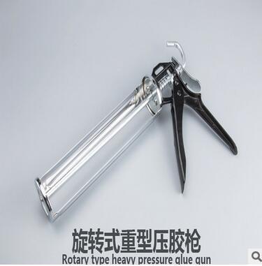 China KM Manufacturers custom Rotary Cartridge Skeleton double Caulking Gun for sale