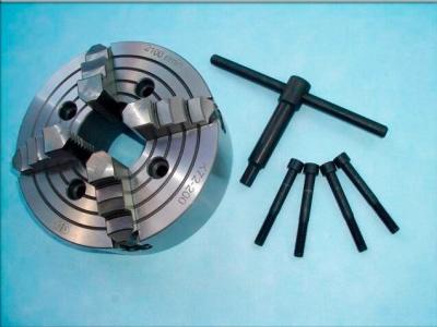 China KM CNC Steel Body 4-jaw Self Centering Lathe Chuck for sale