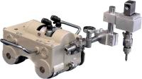 China Gas Pipe And Oil Tank 60000 Psi Portable Water Jet Cutter Machine Outside Use for sale