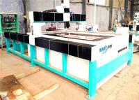 China 5 axis 4000 * 2000 mm Water Cutter Laminated Glass Mosaic Water jet Cutting Machine with water blasting head for sale