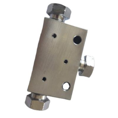 China A-0776-1 water jet 60k tee fitting 1/4 IN waterjet pump parts for sale