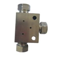 China A-0776-1 water jet 60k tee fitting 1/4 IN waterjet pump parts for sale